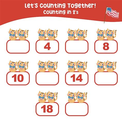 Premium Vector Mathematic Counting Worksheet Math Activity Count And Write The Missing Numbers