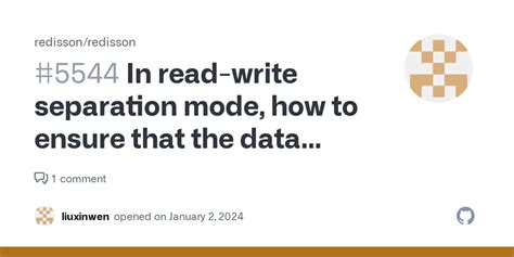 In Read Write Separation Mode How To Ensure That The Data Read Is The