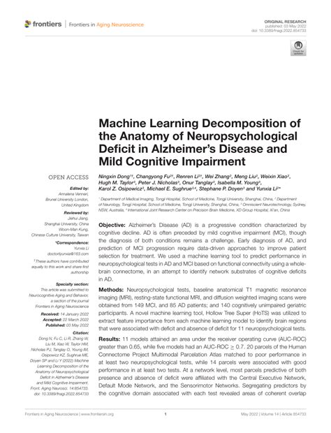 Pdf Machine Learning Decomposition Of The Anatomy Of