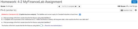 Homework 4 2 Myfinancelab Assignment Save Score 0