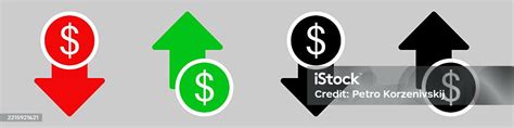 Profit And Lose Money Vector Icons Stock Illustration Download Image
