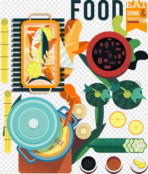 요리 배너 음식 재료 Png Pngwing