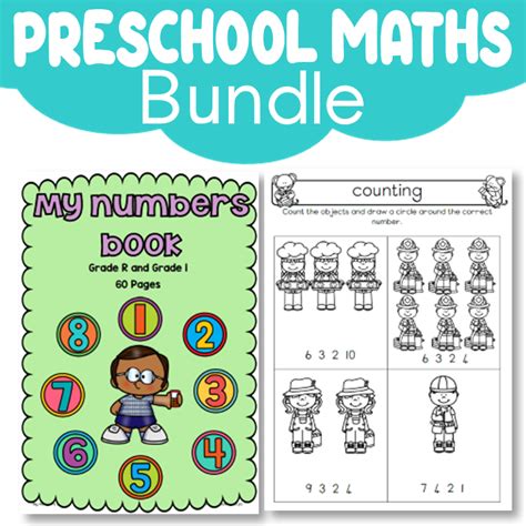 Workbook Math Numbers School Diva