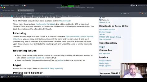 Web Application Firewall Installation Modsecurity Youtube