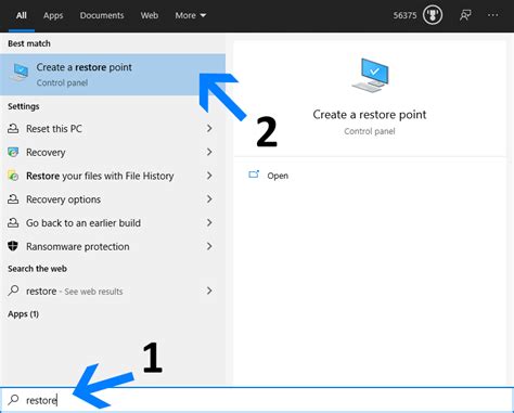 How To Create A System Restore Point In Windows 10