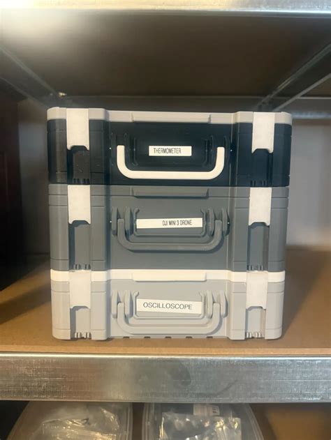 Gridfinity Halfinity Stackable Storage Box Remixed By Dalton Pearson Makerworld Download Free