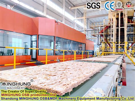 Compelete Automatic Pb Osb Mdf Production Line Shandong Minghung Wood Machinery Co Ltd