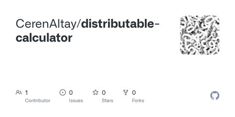 Github Cerenaltaydistributable Calculator