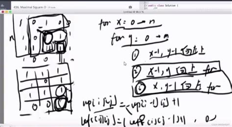 最大正方形 · Maximal Square Csdn博客
