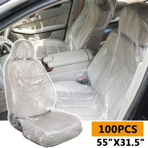 Fanotek Plastic Waterproof Hygienic Protection Seat Covers 100 Pieces