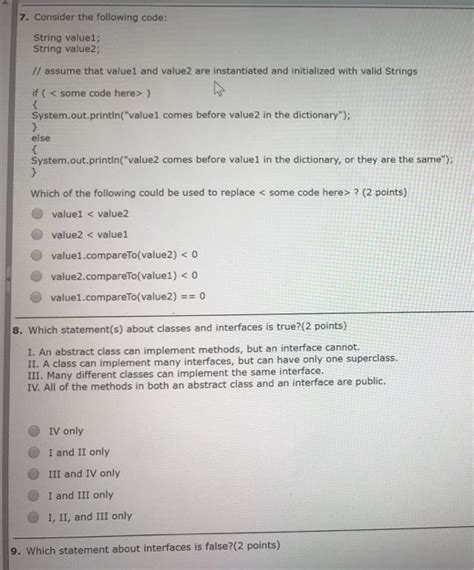 solved 1 which of the following can be instantiated 2