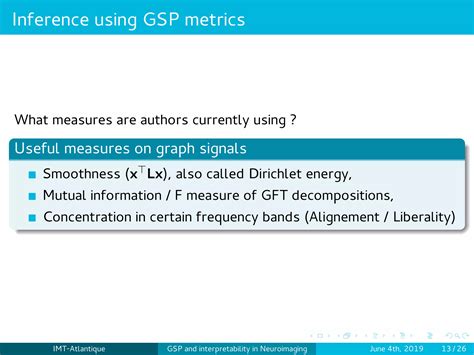 graph signal processing an interpretable framework to link neurocognitive architectures with