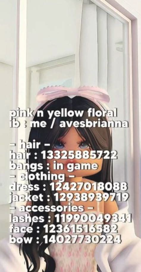 Bloxburg Pink Dress Codes