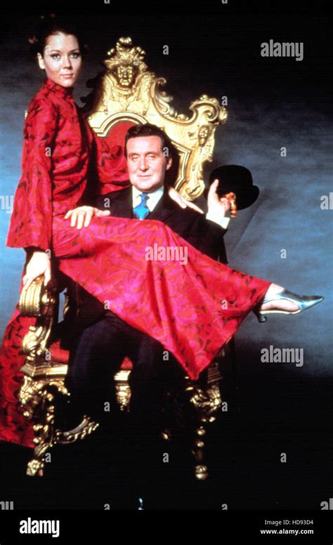 The Avengers Patrick Macnee Diana Rigg 1965 1968 1961 1969 Stock