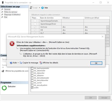 authentication how to correct sql server mapping after database restoration stack overflow