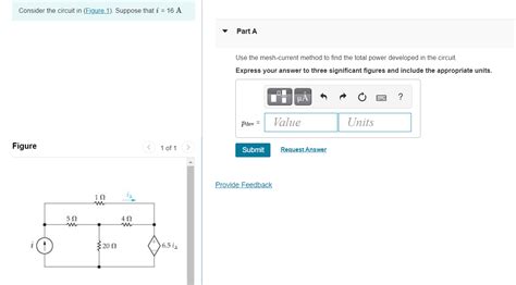 Solved Use The Mesh Current Method To Find The Total Power