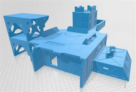 ⚔ Imperial Firebase・free Obj File For 3d Printing・cults