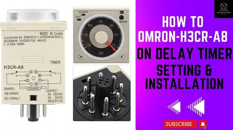 Omron H3cr A On Delay Timer Schematic Diagram Jual Timer Omr