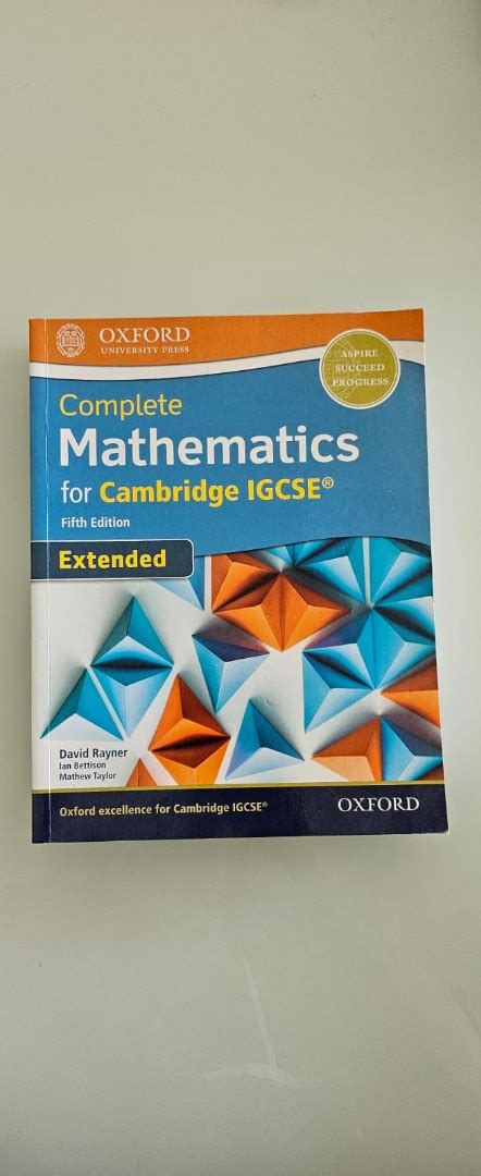 Complete Mathematics For Cambridge Igcse Fifth Edition Hobbies
