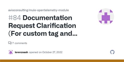 Documentation Request Clarification For Custom Tag And Global Config