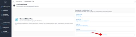 Connectwise Psa Documentation Domotz Help Center