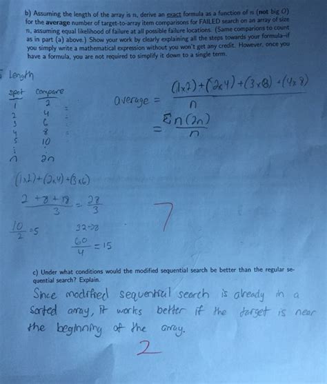 Solved 2 Modified Sequential Search 25 Pts 10105 You