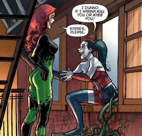 That Classic Panel Between Poison Ivy And Harley Quinn Lands In