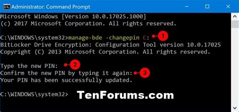 Change Bitlocker Startup Pin In Windows Tutorials