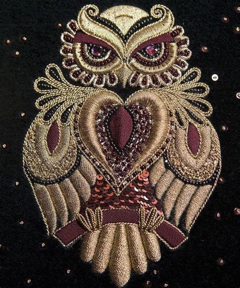 Пин на доске Совы Вышивка шерстью Стежки для вышивки Вышивальные машины