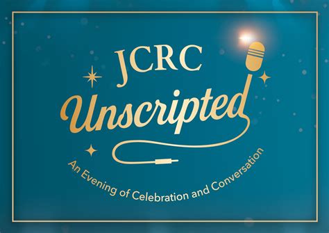 Jcrc Unscripted An Evening Of Celebration And Conversation October