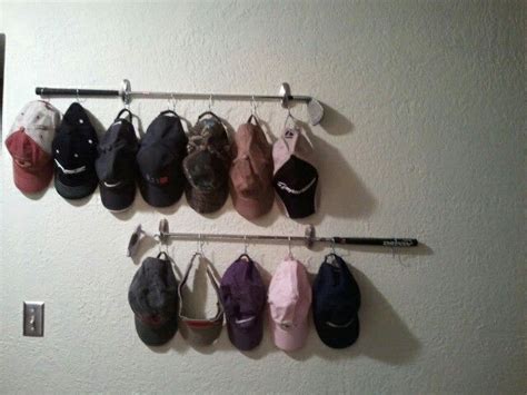 My Golf Club Hat Rack Broken Putter My First Sand Wedge Command