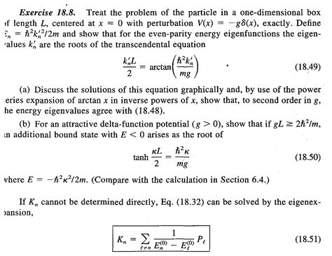 Solved Exercise Treat The Problem Of The Particle In A Chegg