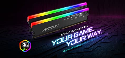 AORUS RGB Memory DDR GB X GB MT S Key Features Memory GIGABYTE Global