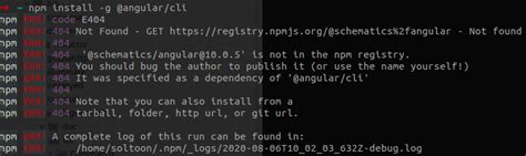 Angular Devkitarchitect010005 Is Not In The Npm Registry · Issue 18460 · Angularangular