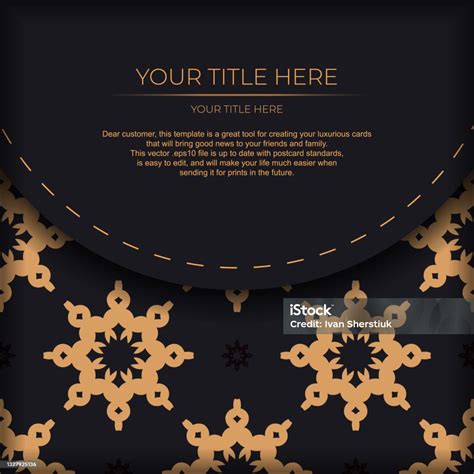 추상빈티지 만달라 장식이 돋보이는 고급스러운 엽서 디자인 배경과 벽지로 사용할 수 있습니다 인쇄 및 타이포그래피에 적합한 우아하고 클래식한 벡터 요소 0명에 대한 스톡 벡터