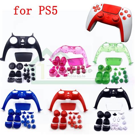 คณภาพสงสาหรบ Sony PS5 BDM 0 ปมควบคมตกแตงแถบทศทางฟงกชน L1 R1 L2 R2 ปม Thumbstick