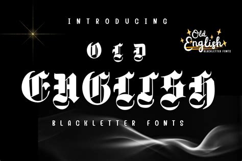 Old English Font By Praewdesigns · Creative Fabrica