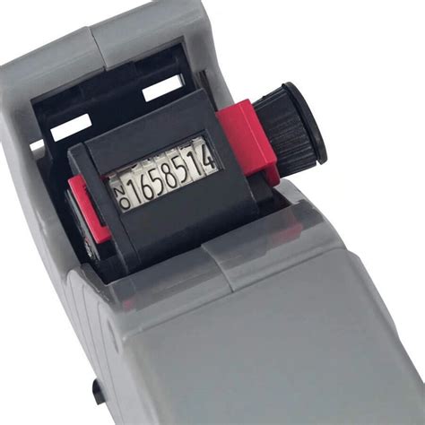 1pc Single Row 8 Digit Price Tag Gun And Ink Roller Pricing Barcode