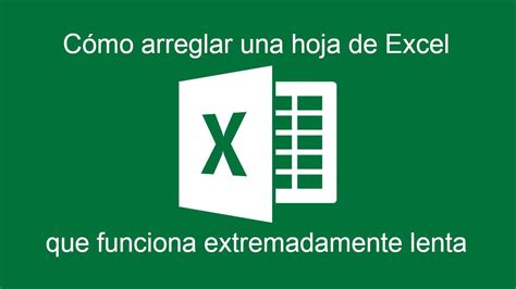 修复缓慢的 Excel 工作表：终极指南和关键提示
