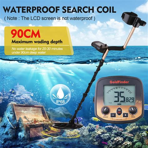 FS2 Metal Detector High Sensitivity Treasure Finder Precise Locator ...