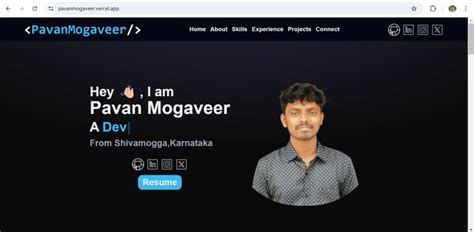 webdevelopment fullstackdeveloper portfolio reactjs nodejs… pavan mogaveer