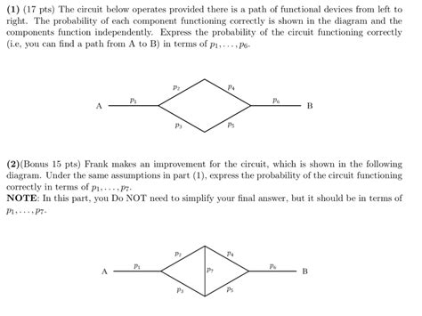 Solved Pts The Circuit Below Operates Provided Chegg Com