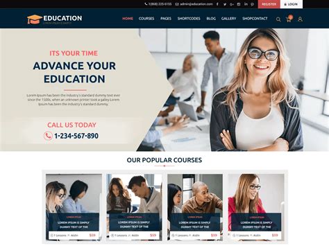 Lms Education Elegant And Customizable Wordpress Theme