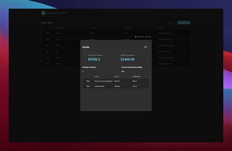 Commission Calculation Template Budibase Low Code Platform