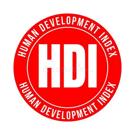 Hdi Human Development Index Symbol Stock Illustration Illustration Of