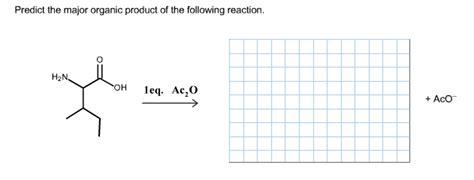 Solved Predict The Major Organic Product S Of The Following