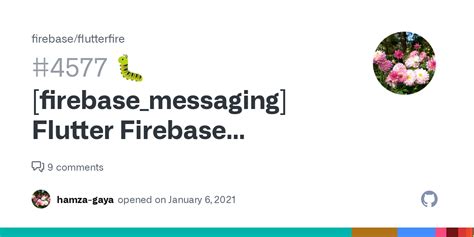 🐛 Firebasemessaging Flutter Firebase Messaging Service Not Working