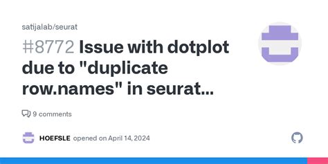 Issue With Dotplot Due To Duplicate Rownames In Seurat Object Even