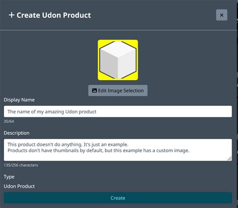 Udon Product VRChat Creation