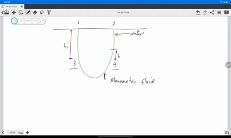SOLVED A Flowrate Measuring Device Is Installed In A Horizontal